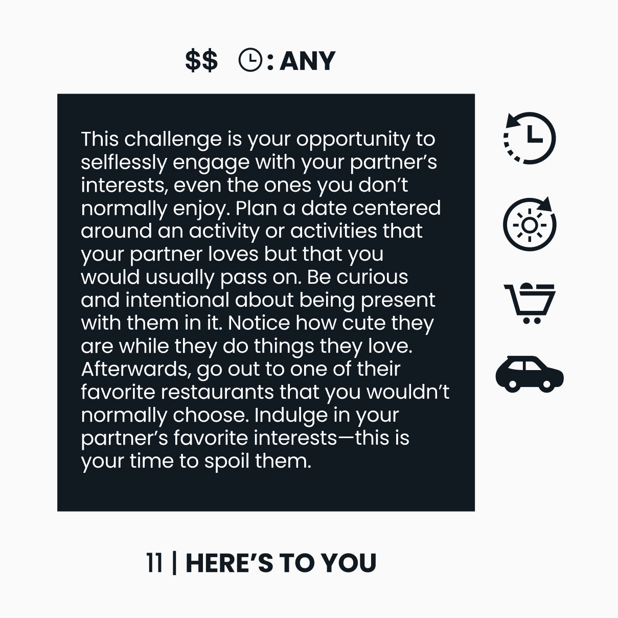 Couples Edition | The answer to "what do you wanna do" on date night ...