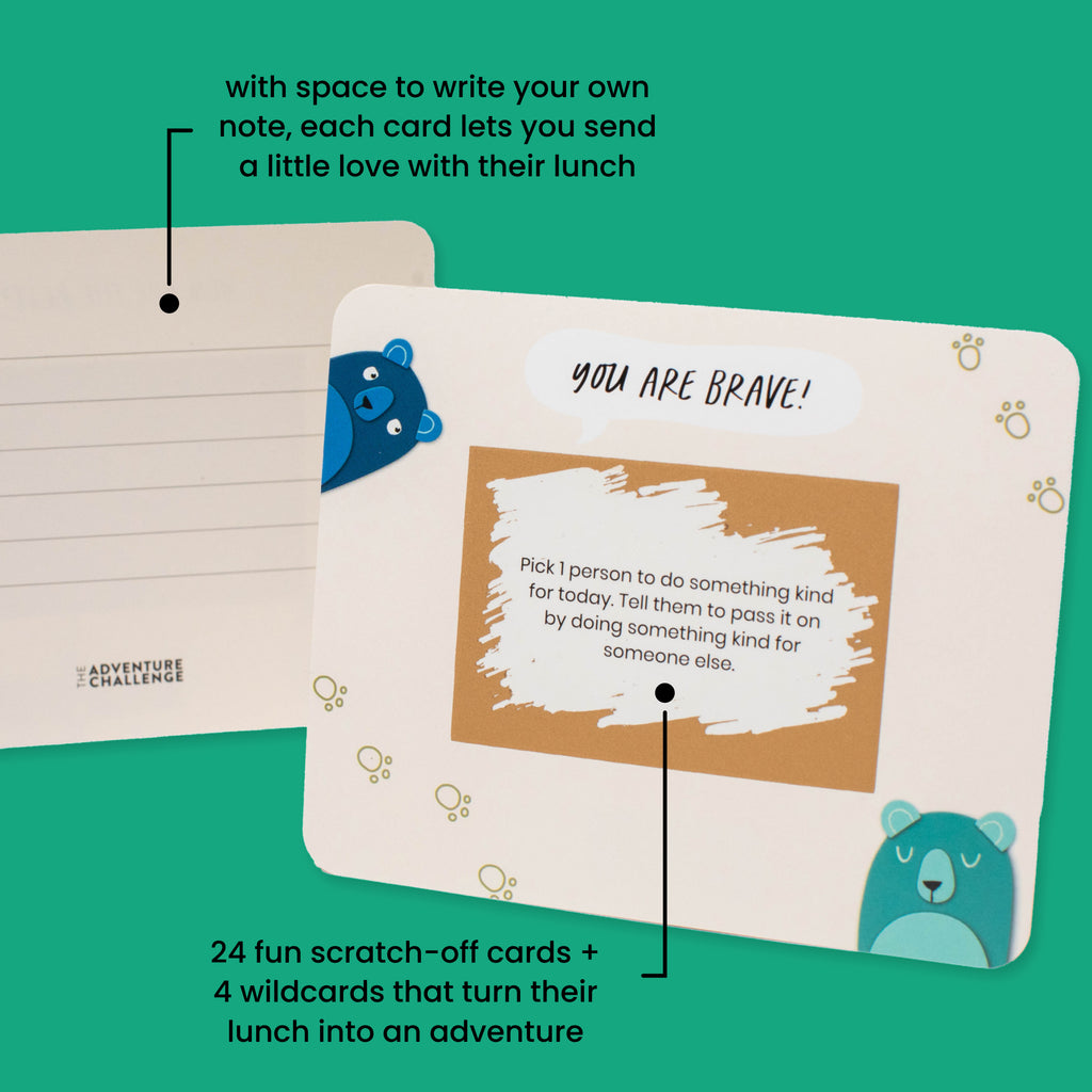 Lunchbox Notes for kids – The Adventure Challenge