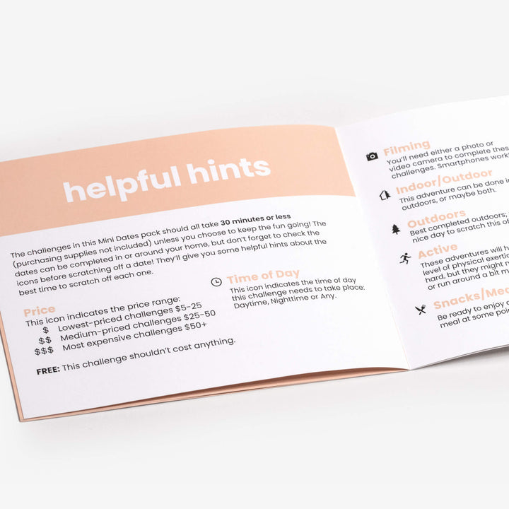 Mini Dates | 30 Dates in 30 Minutes or Less – The Adventure Challenge